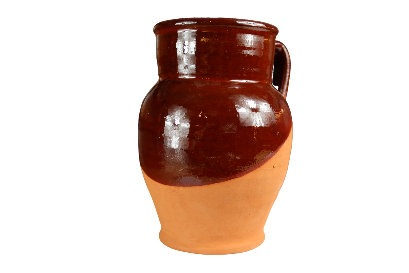 Pignata in terracotta con coperchio, tegame per cucinare al camino i l ...