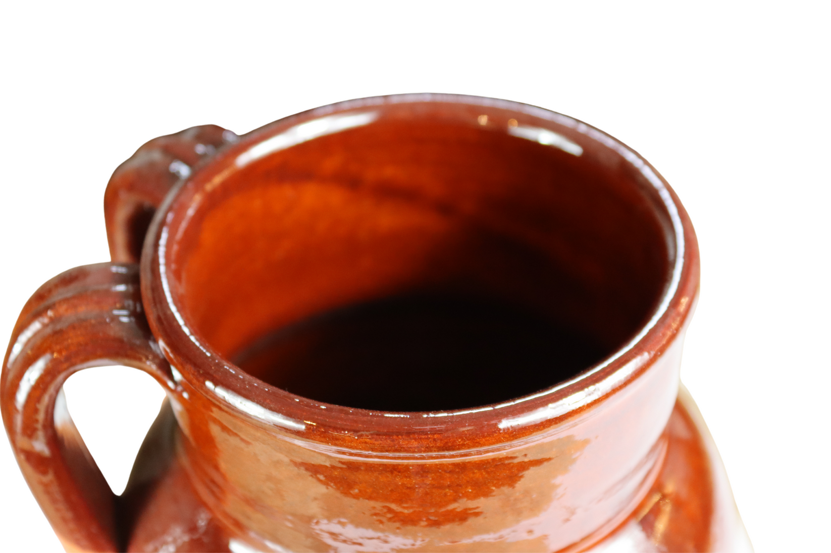 Pignata in terracotta con coperchio, tegame per cucinare al camino i l ...